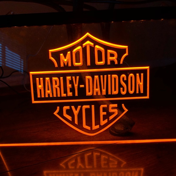 Other | Harley Davidson Led Neon Light Sign 8x12 | Poshmark